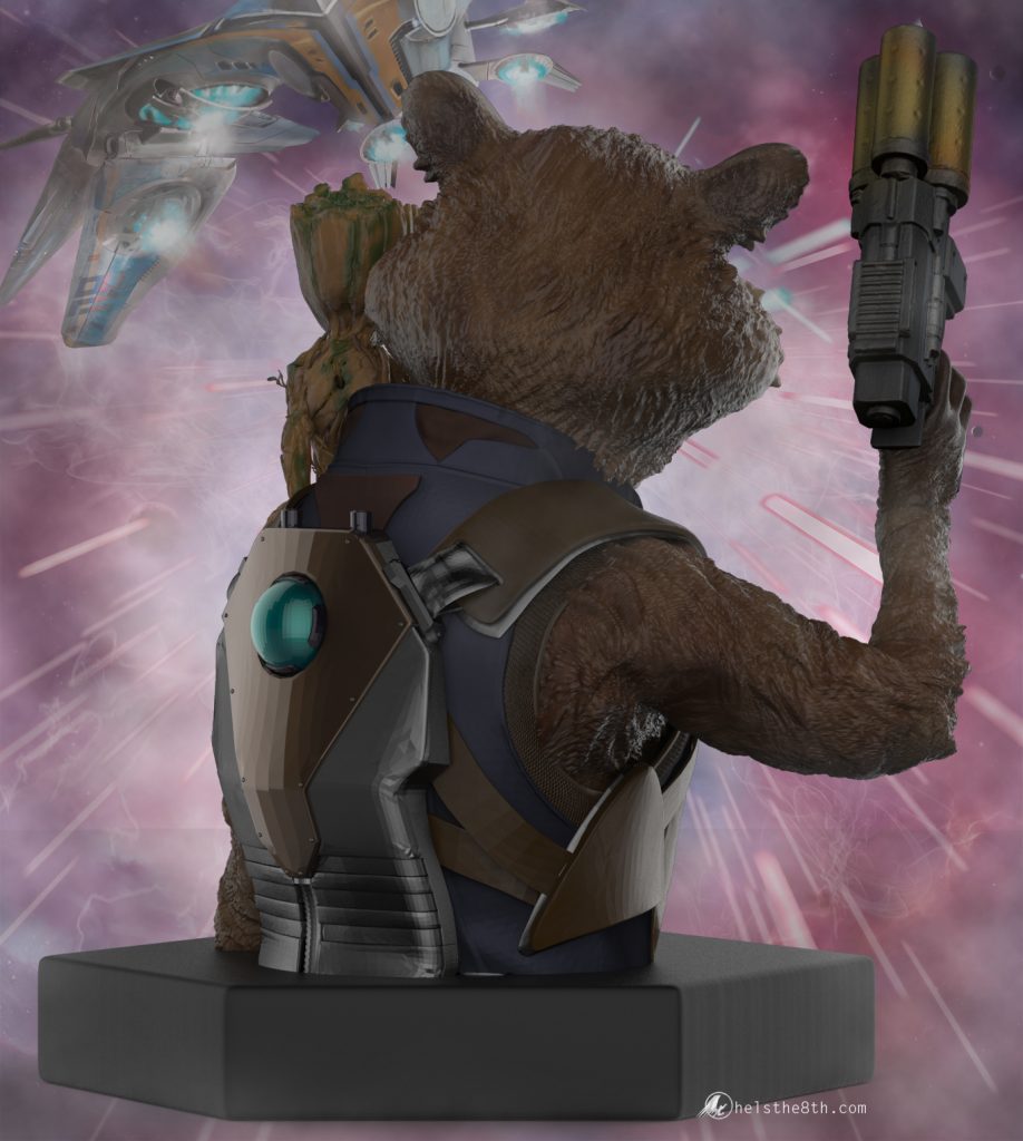 Rocket & Groot bust – Hels the 8th