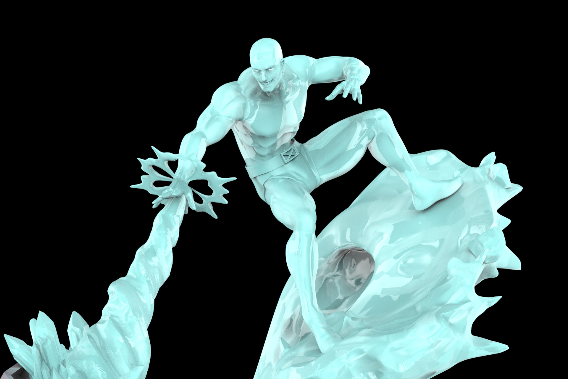 Iceman statue – Hels the 8th